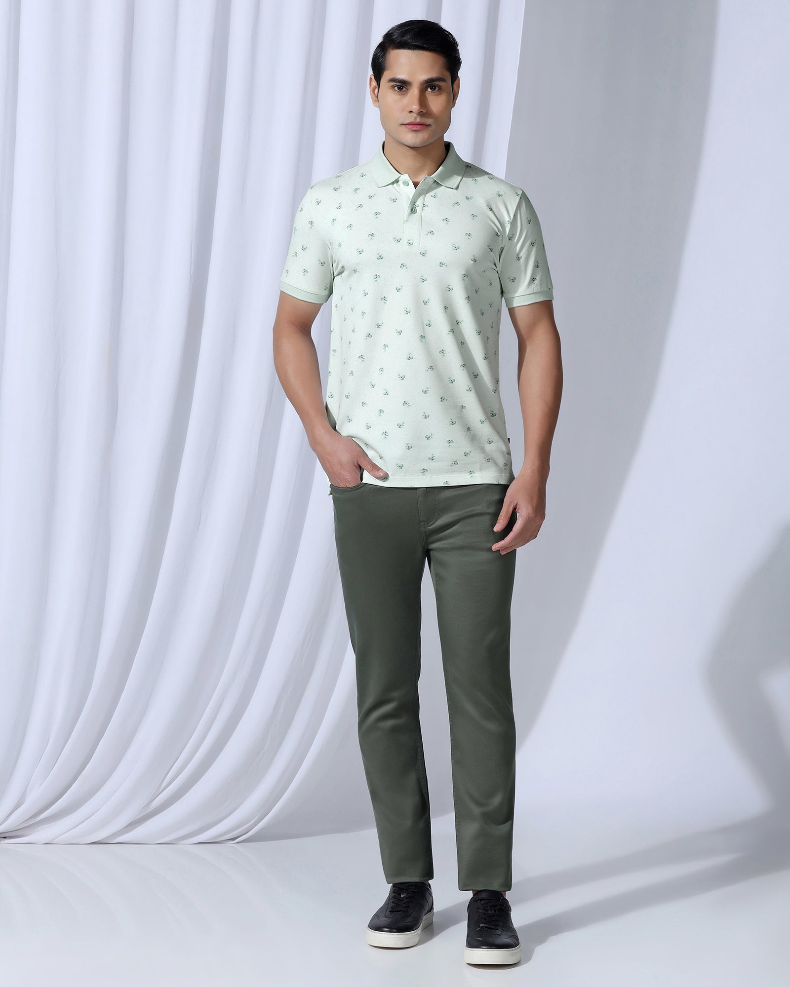 Buy Bleed Zero Slim Yonk Fit Dark Olive Jeans Online