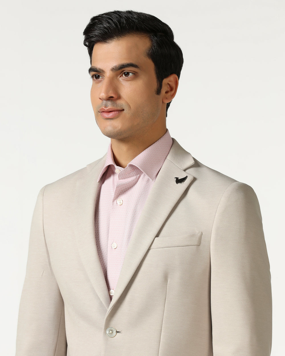 Buy Beige Textured Blazer Walker Online By Blackberrys