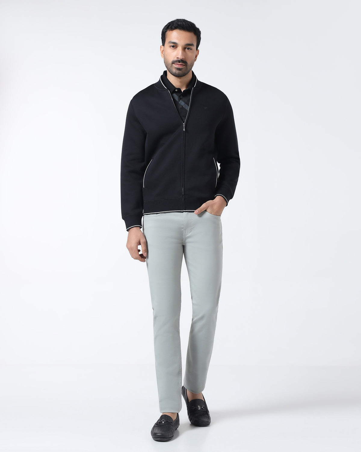 Buy Black Hoodie Solid Sweatshirt From Morgo Collection