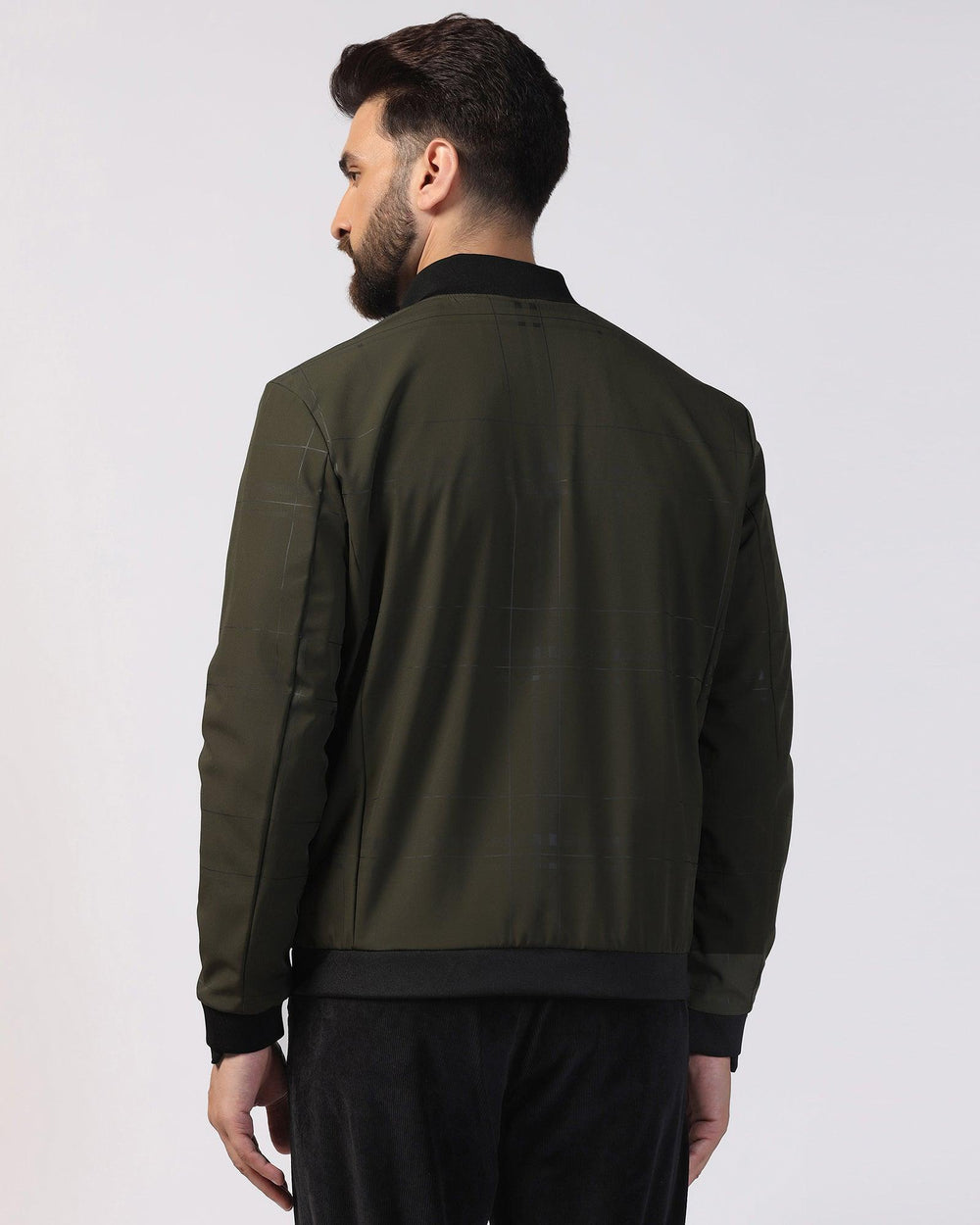 Bomber Olive Printed Zipper Jackets - Rafale