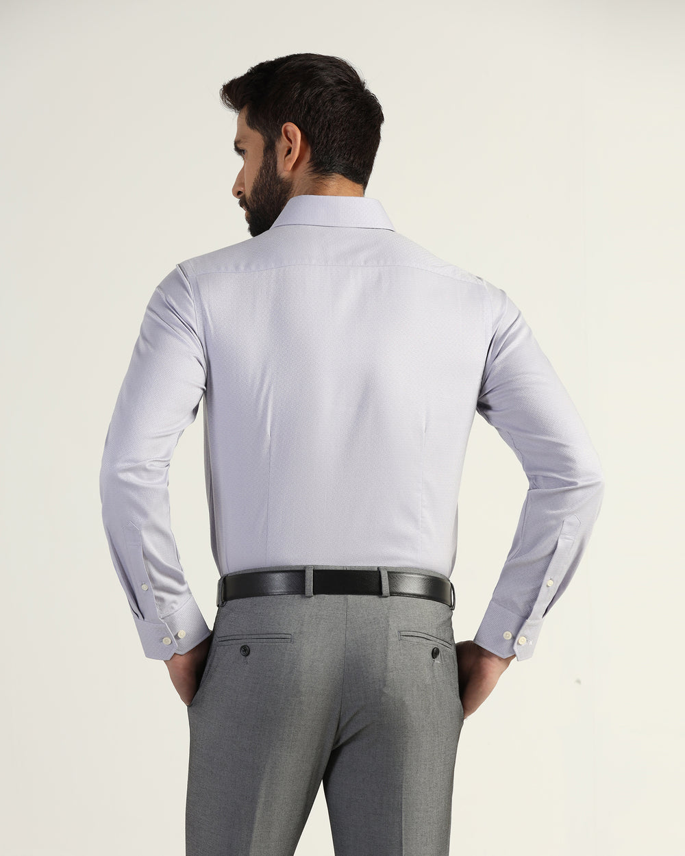 Buy Brick Lavender Textured Shirt Online India