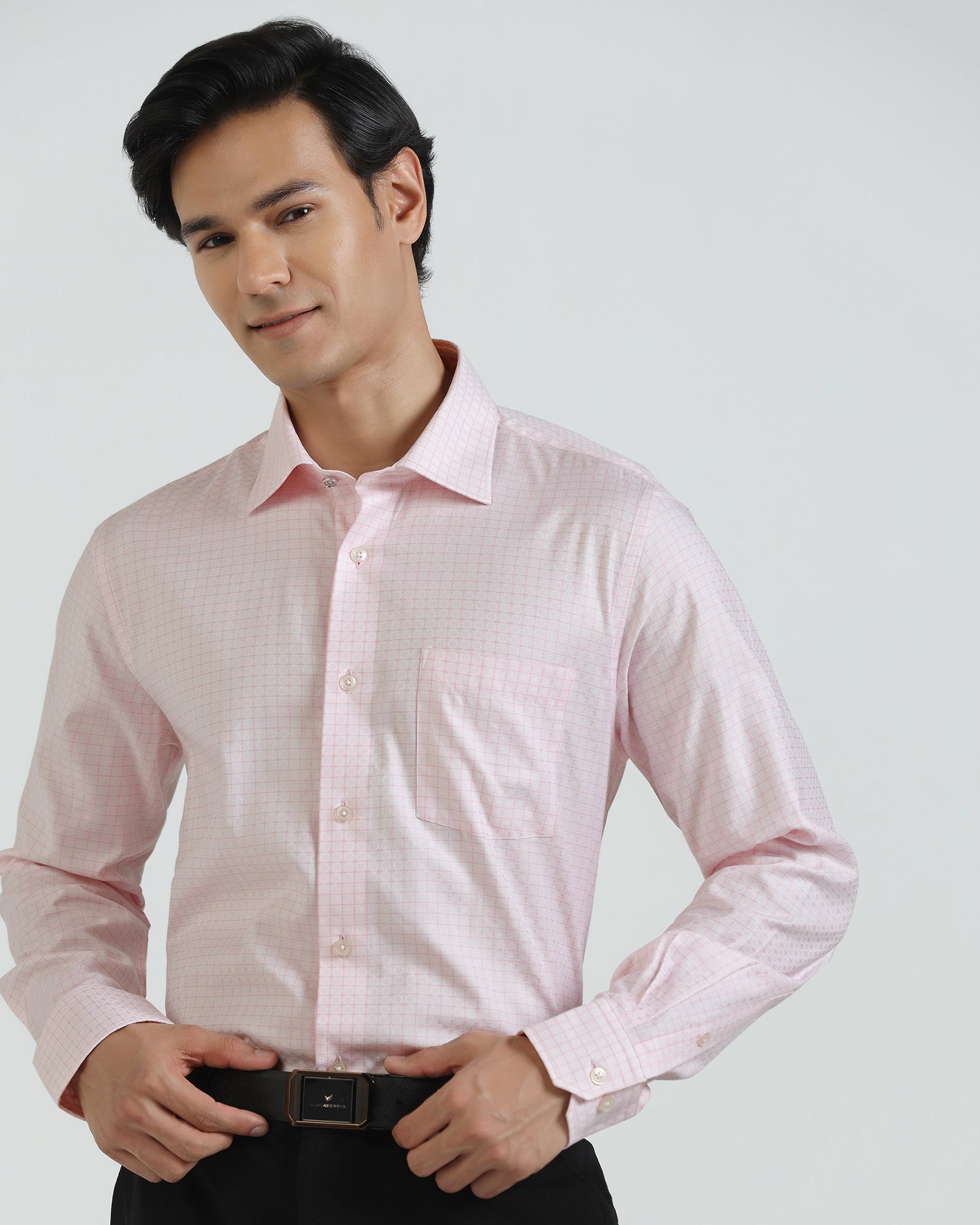 Buy Cosmic Pink Check Shirt Online India