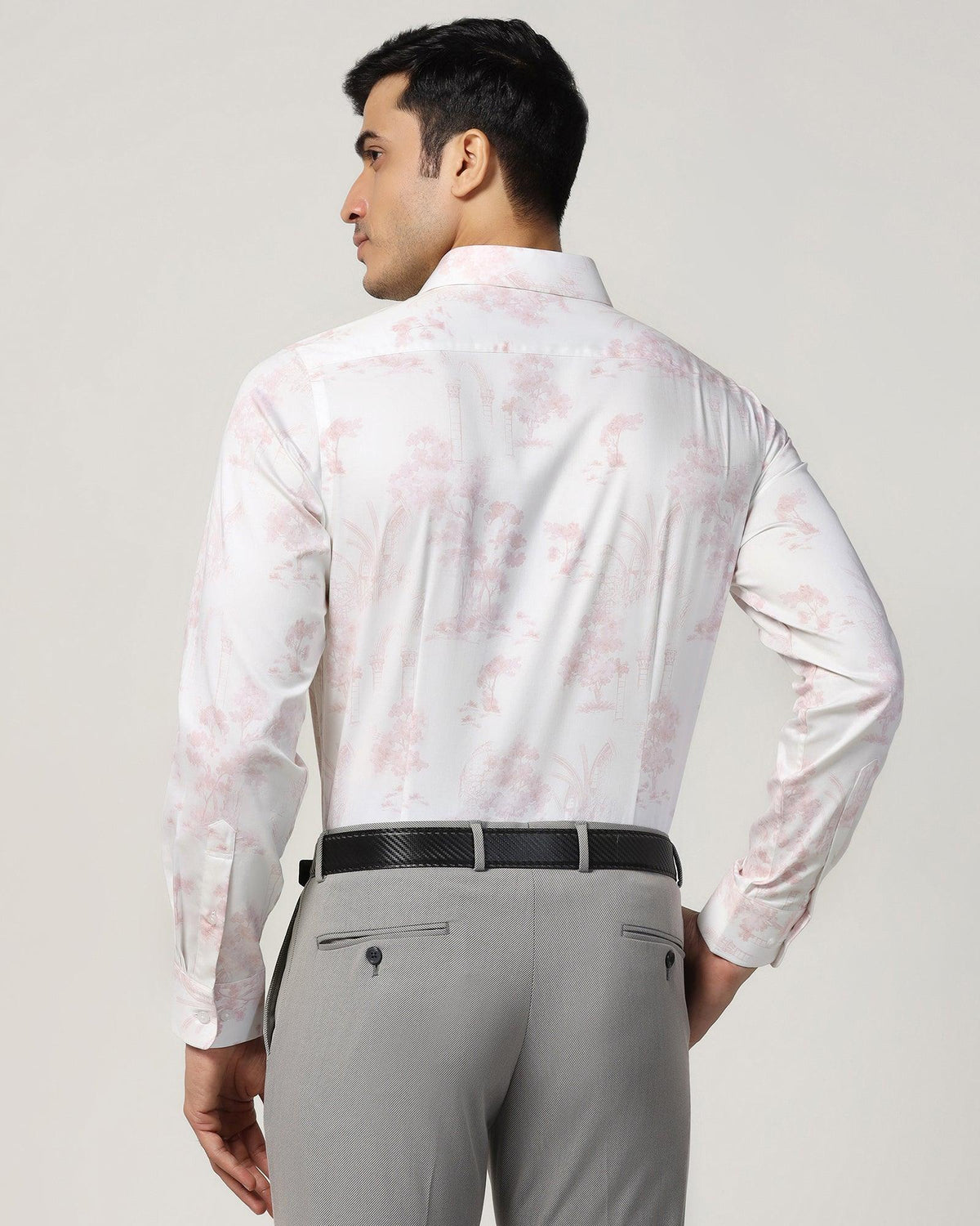 Buy Formal Red Printed Shirt from Forest Collection