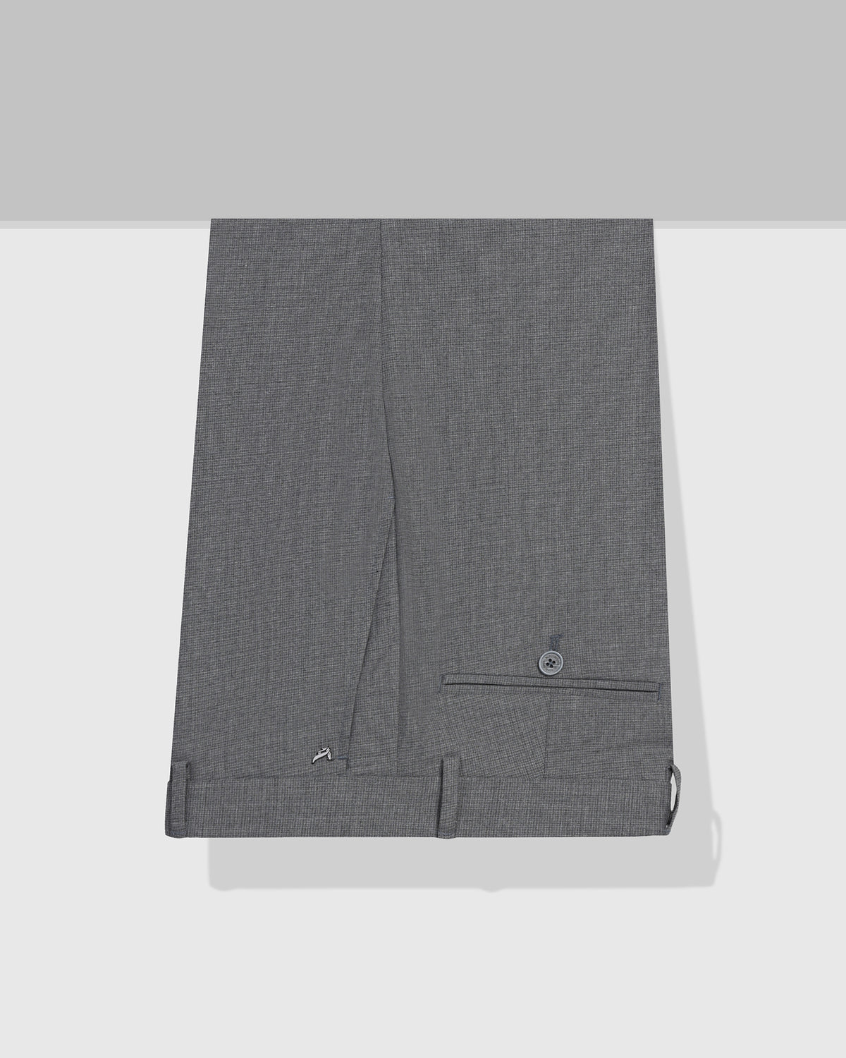 Buy Grey Textured Trouser from Barrel Collection Online