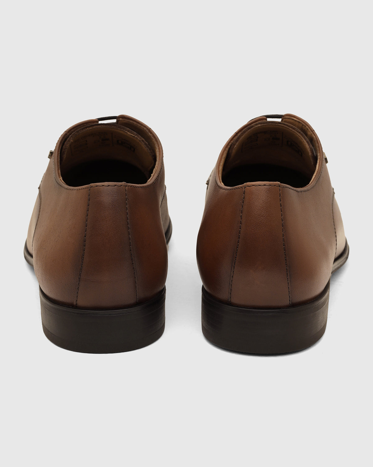 Buy Vachel Tan Solid Derby Shoes Online India