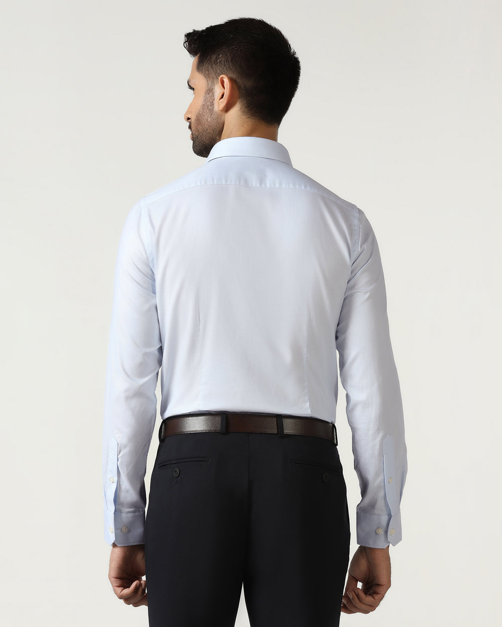 Buy Light Blue Solid Shirt From Rally Collection Online
