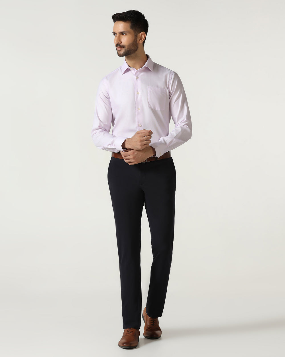 Buy Pink Solid Shirt From Rally Collection Online