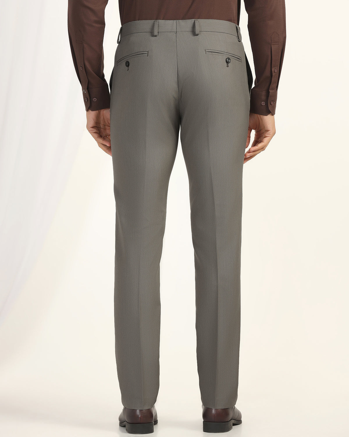Slim Fit B-91 Formal Mouse Textured Trouser - Fendi