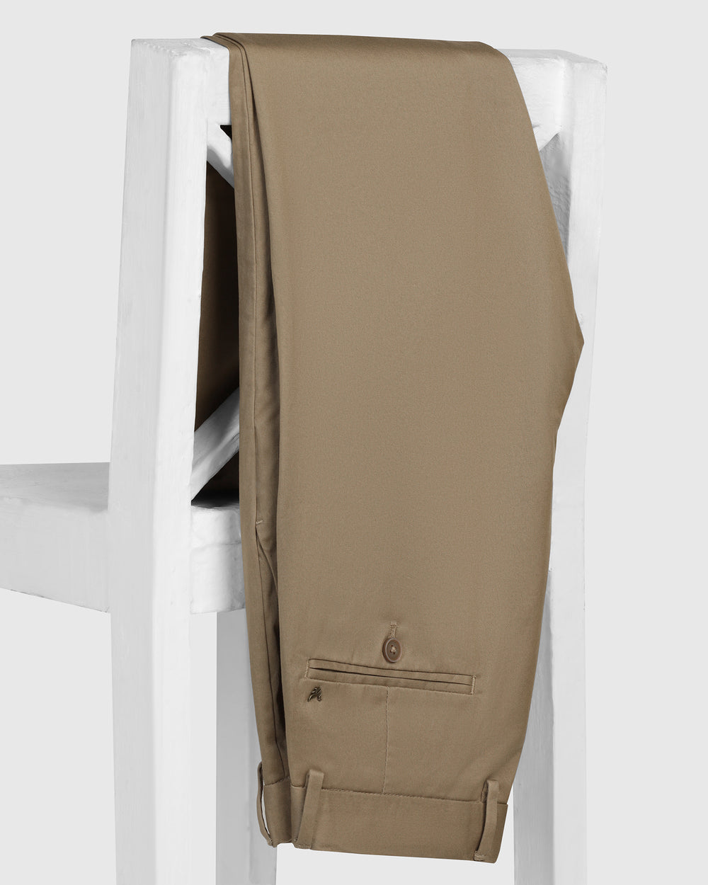 Slim Fit B-91 Casual Khaki Solid Khakis - martin