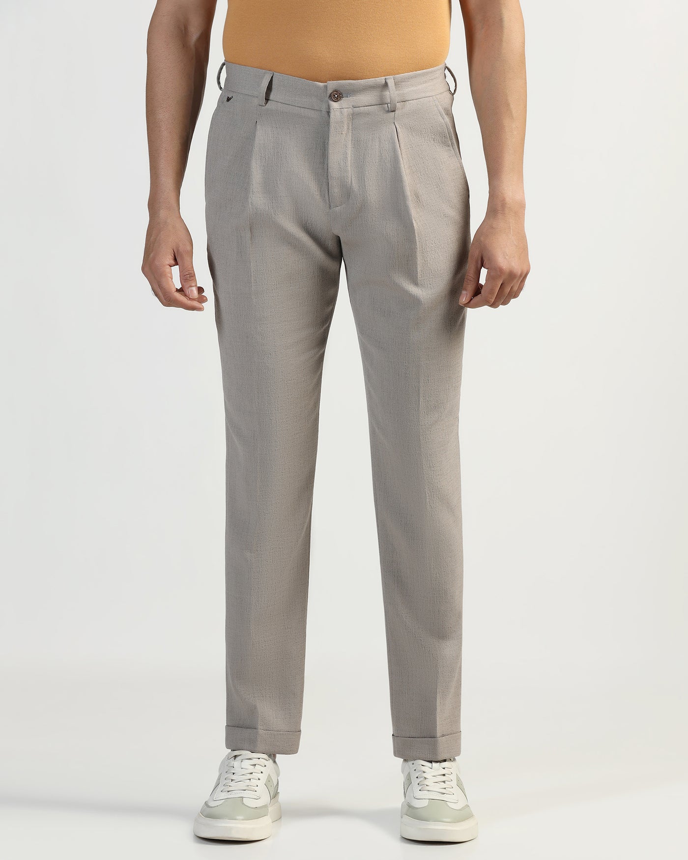 Sneaker Fit Mouse Textured Trouser - Icon