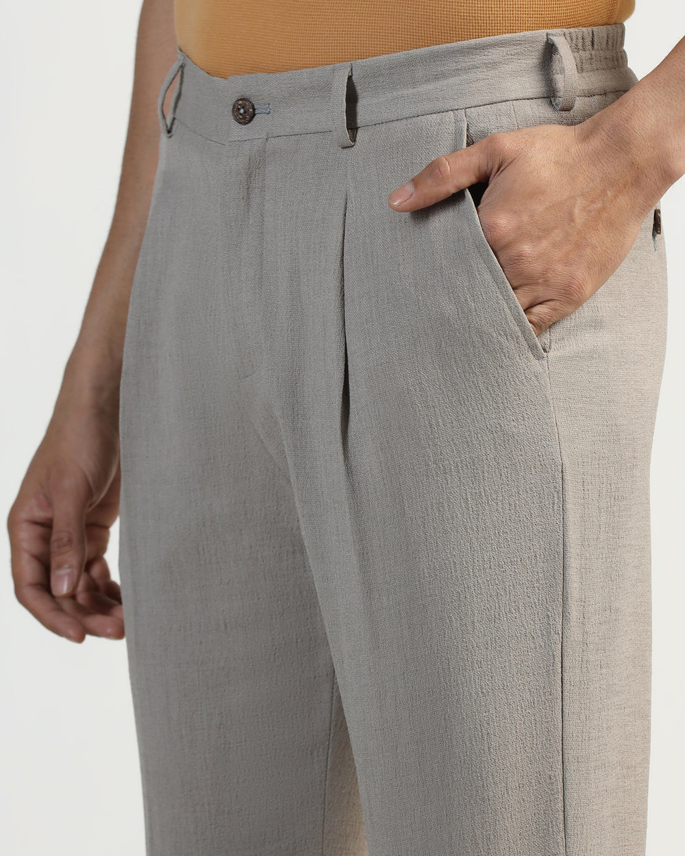 Sneaker Fit Mouse Textured Trouser - Icon