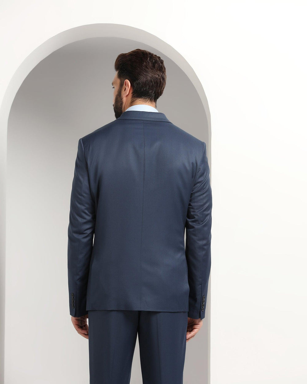 Buy Multitude 6X Teal Solid Formal Suit Online