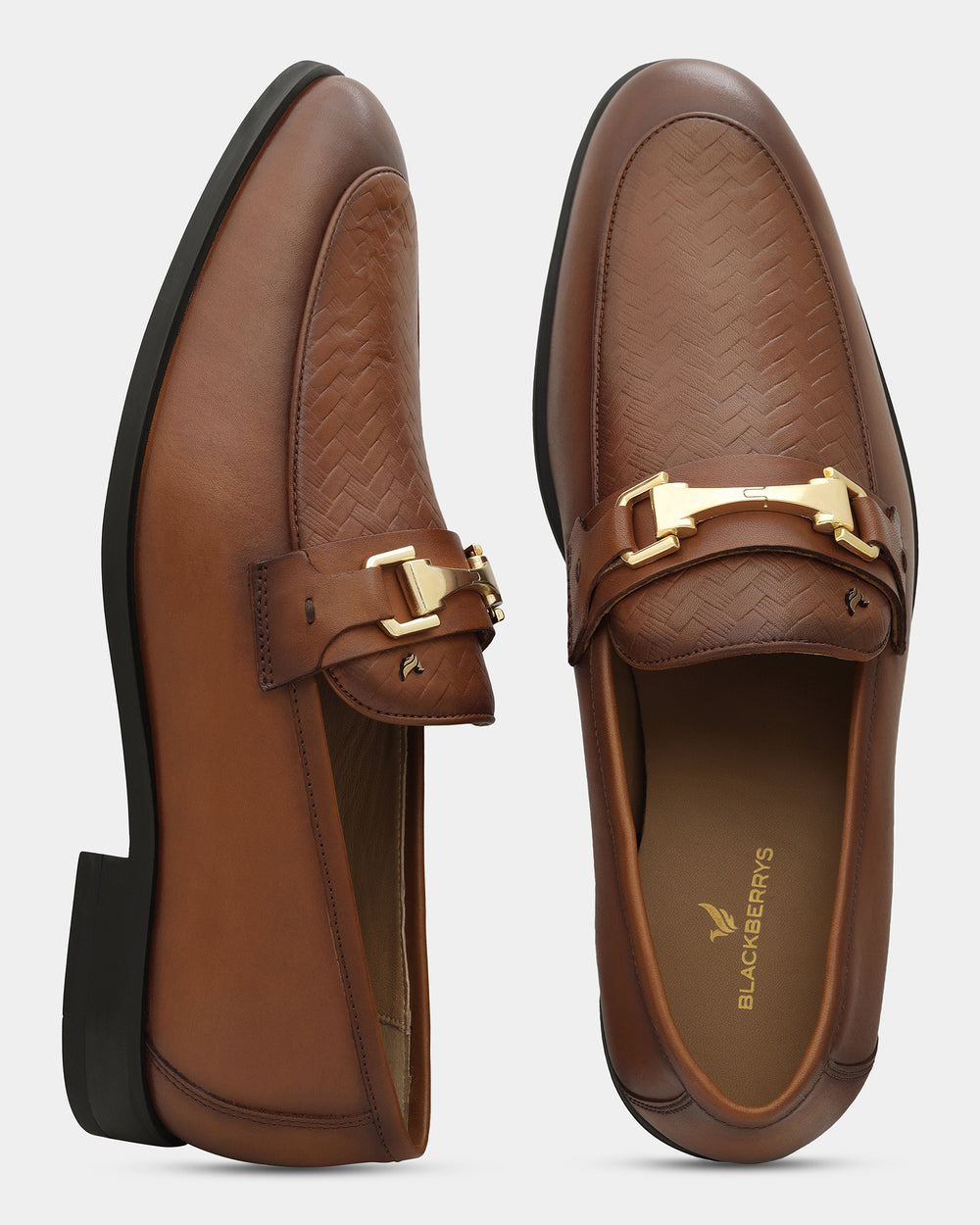 Buy Tan Solid Loafers Shoes From Winaa Collection