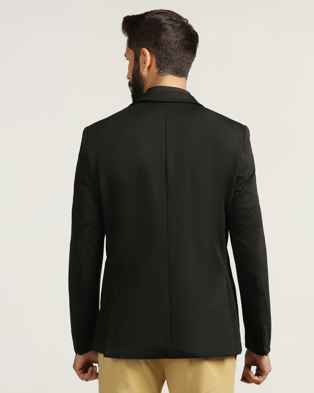 Buy Formal Black TechPro Blazer With Flap Pocket for Men