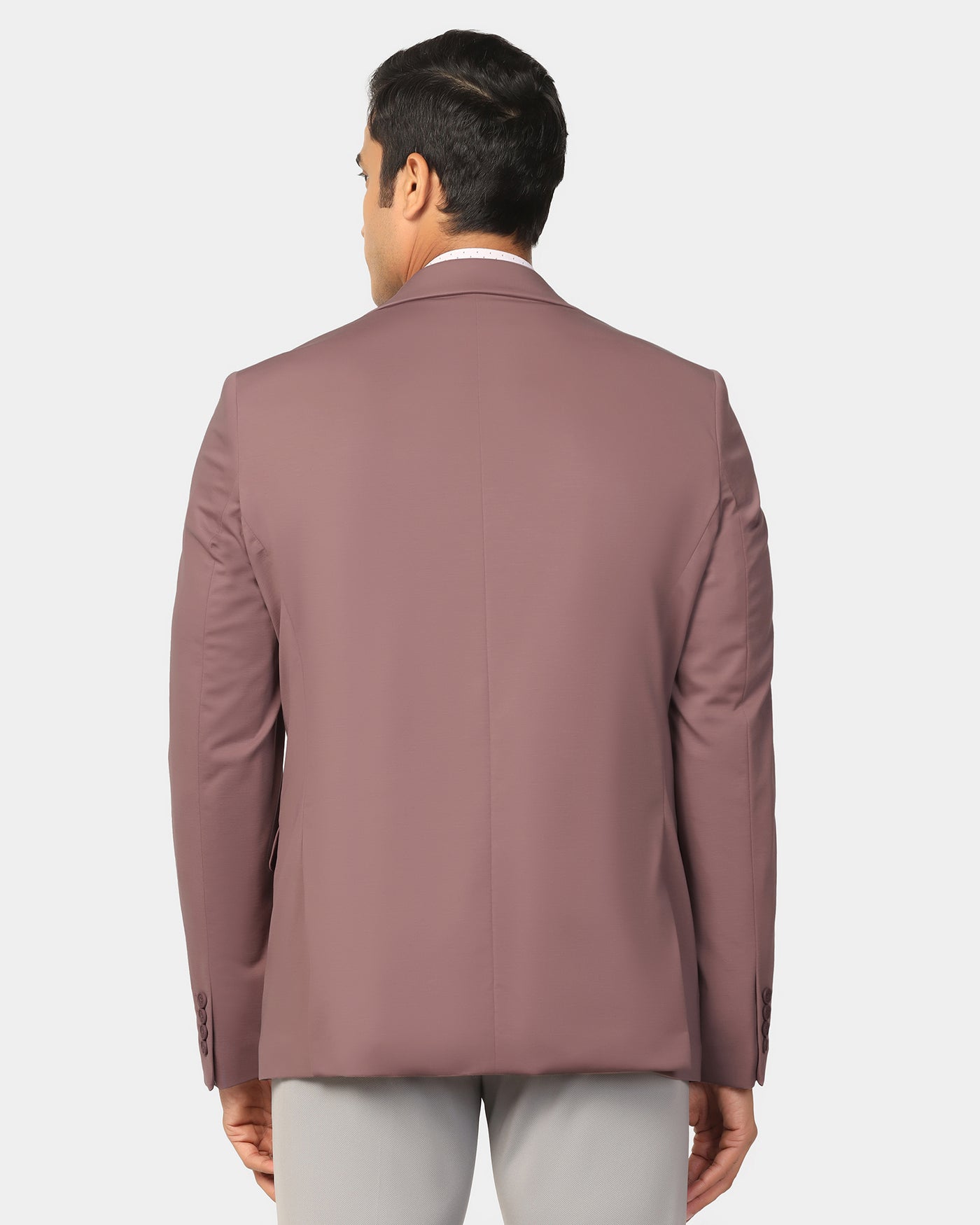 TechPro Formal Dusty Pink Solid Blazer - Explore