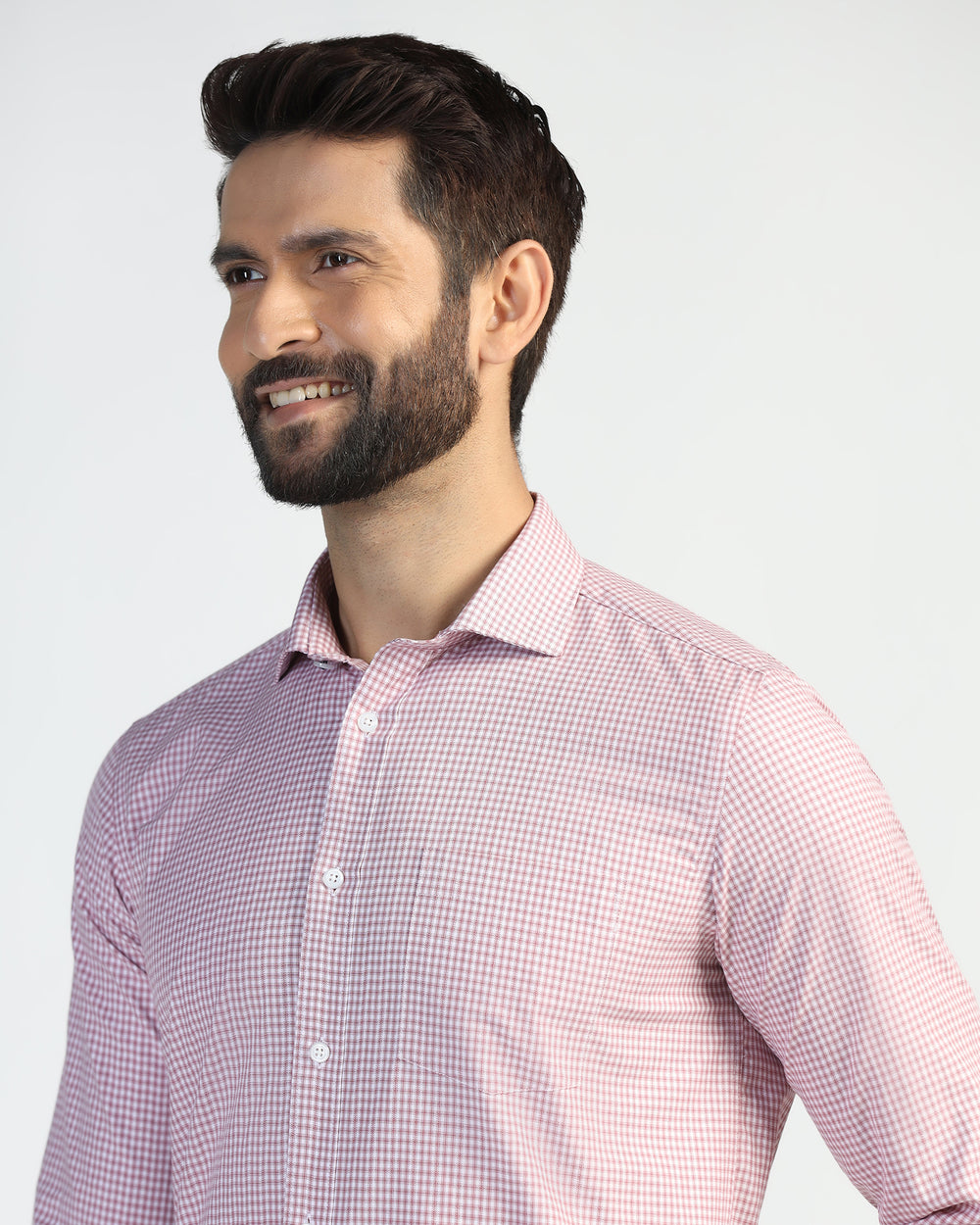 Buy Vertigo Temp Tech Red Check Shirt Online India