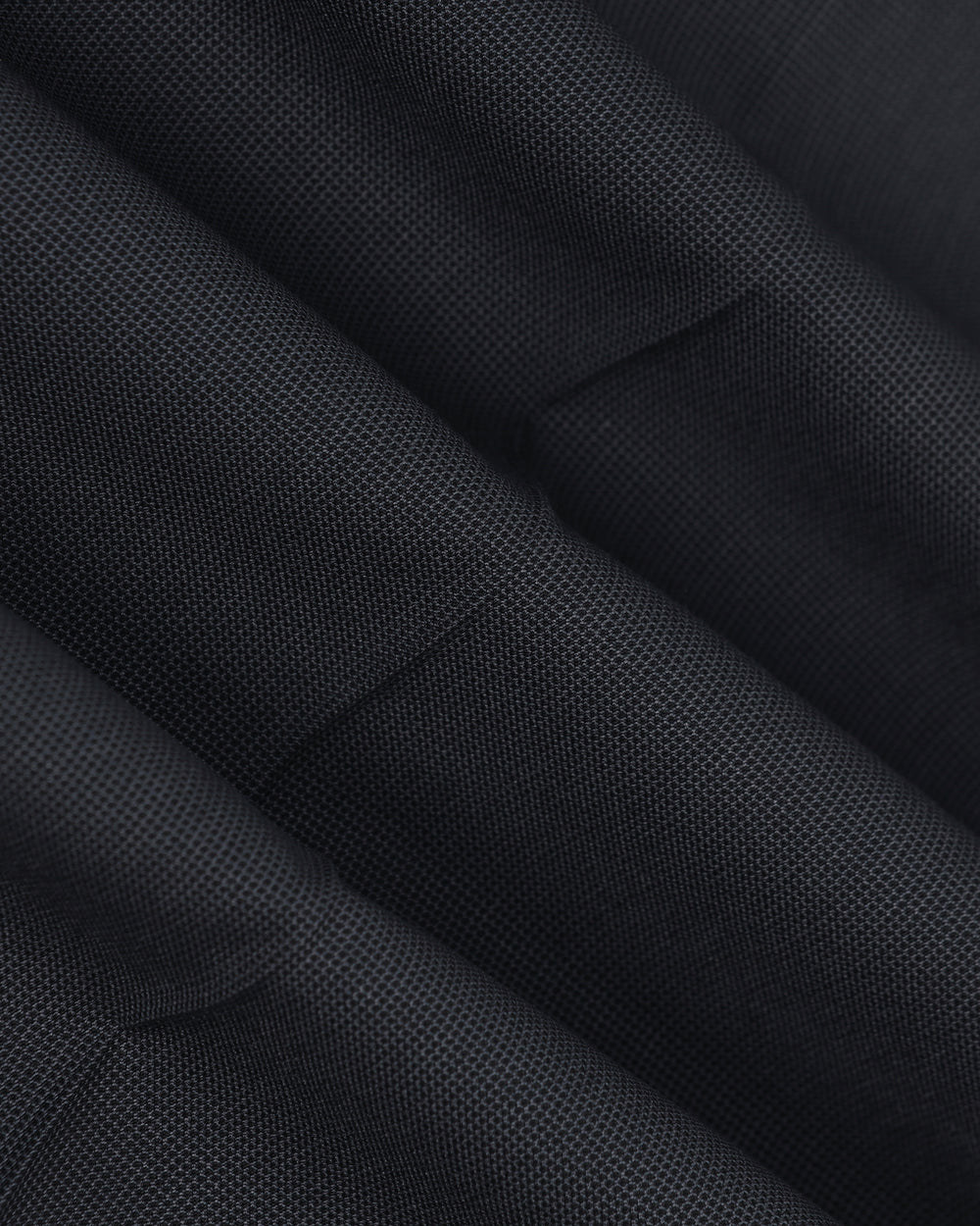 Slim Fit B-91 Formal Dark Grey Textured Trouser - Fendi