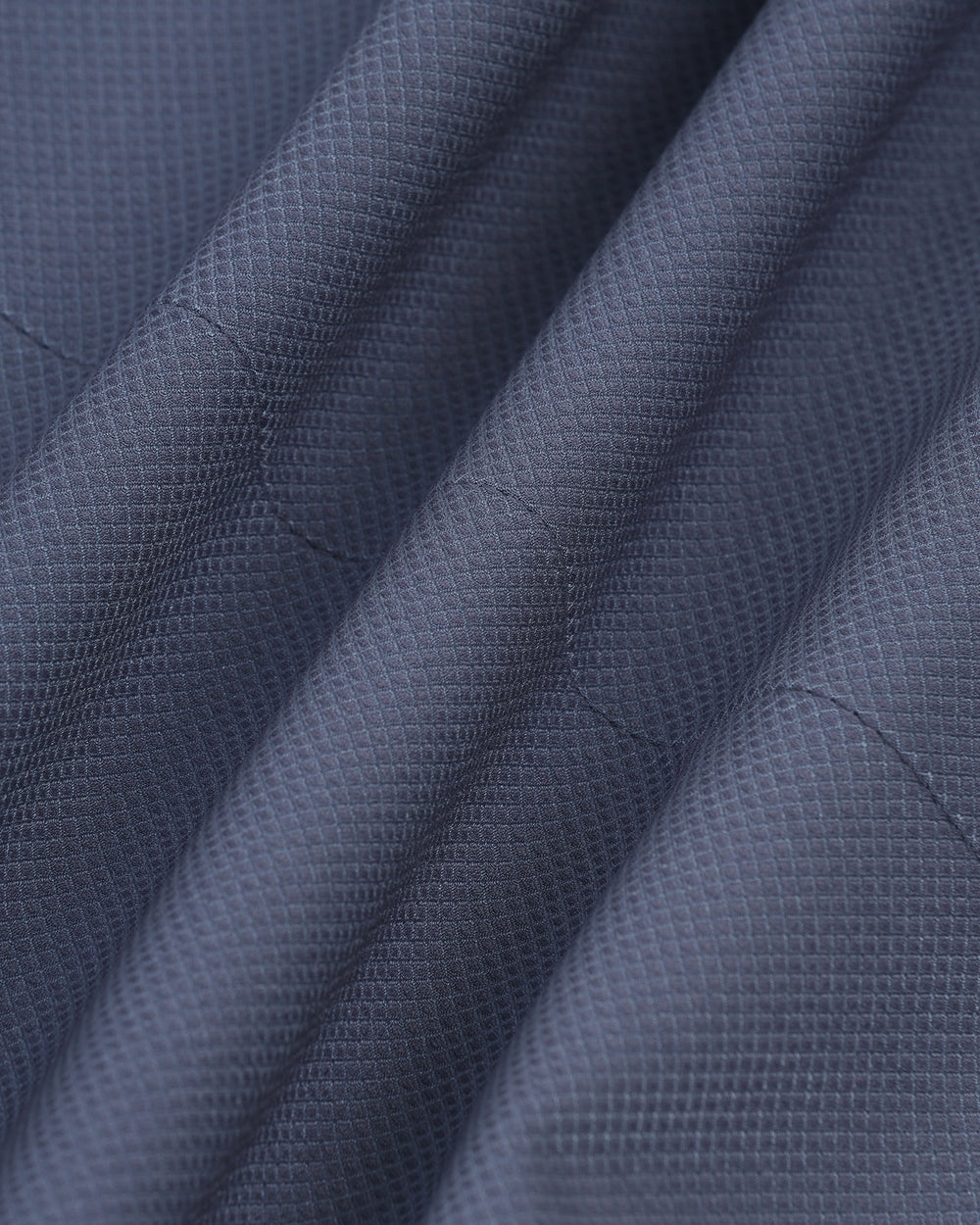 Three Piece Blue Textured Formal Suit - Ronnie