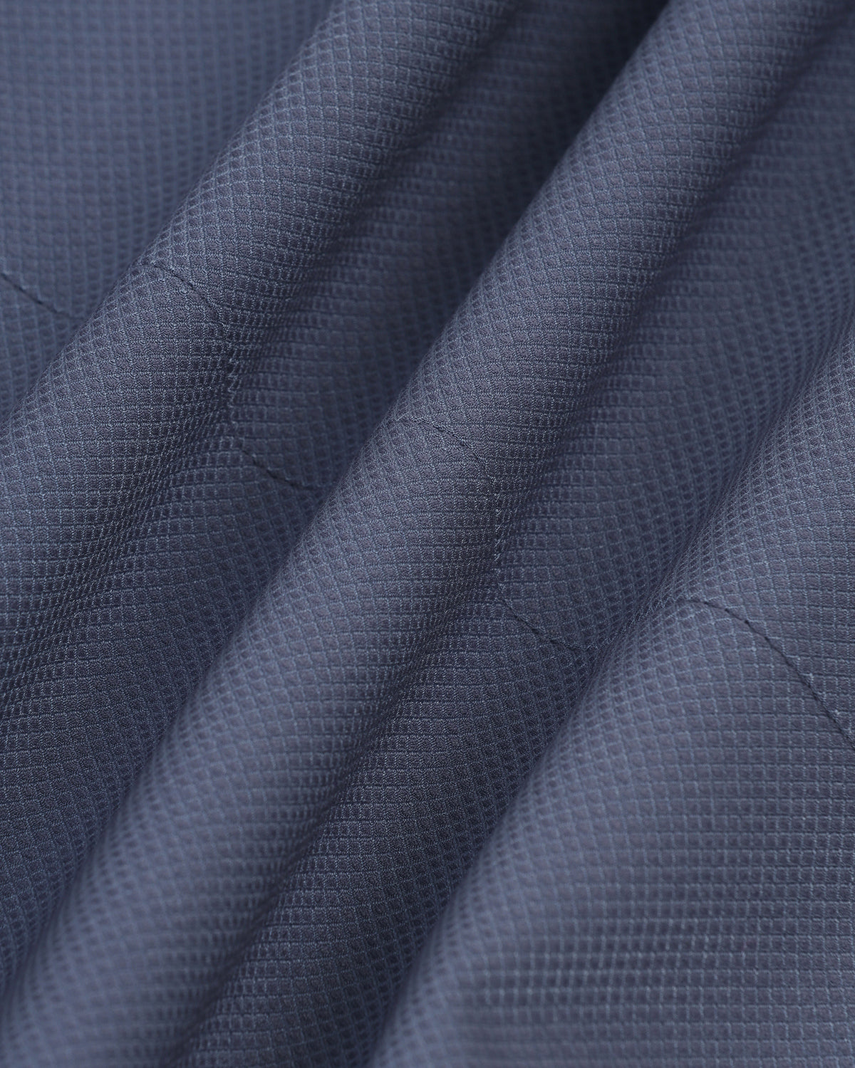 Three Piece Blue Textured Formal Suit - Ronnie
