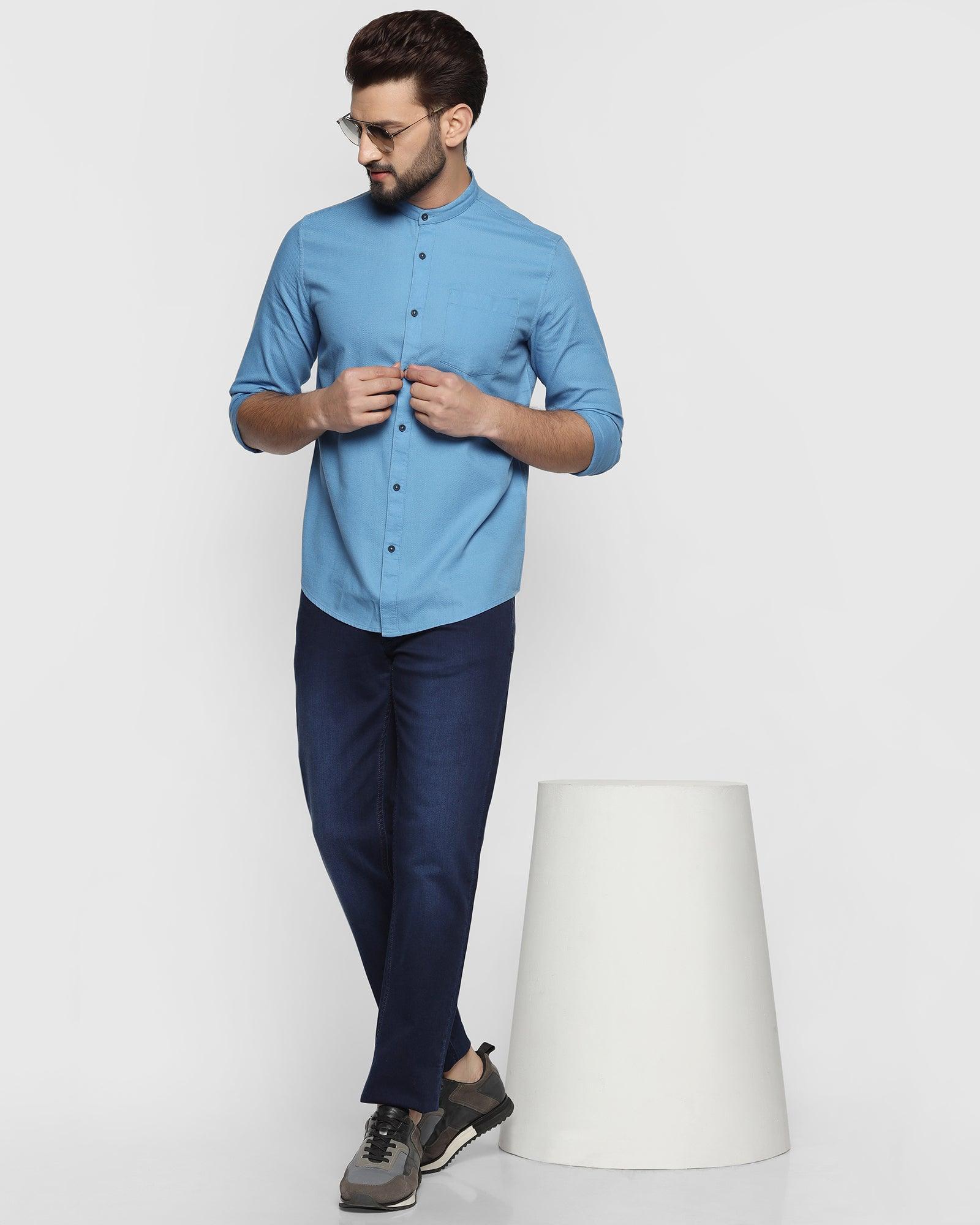 Ultrasoft Slim Comfort Buff Fit Indigo Jeans - Joel